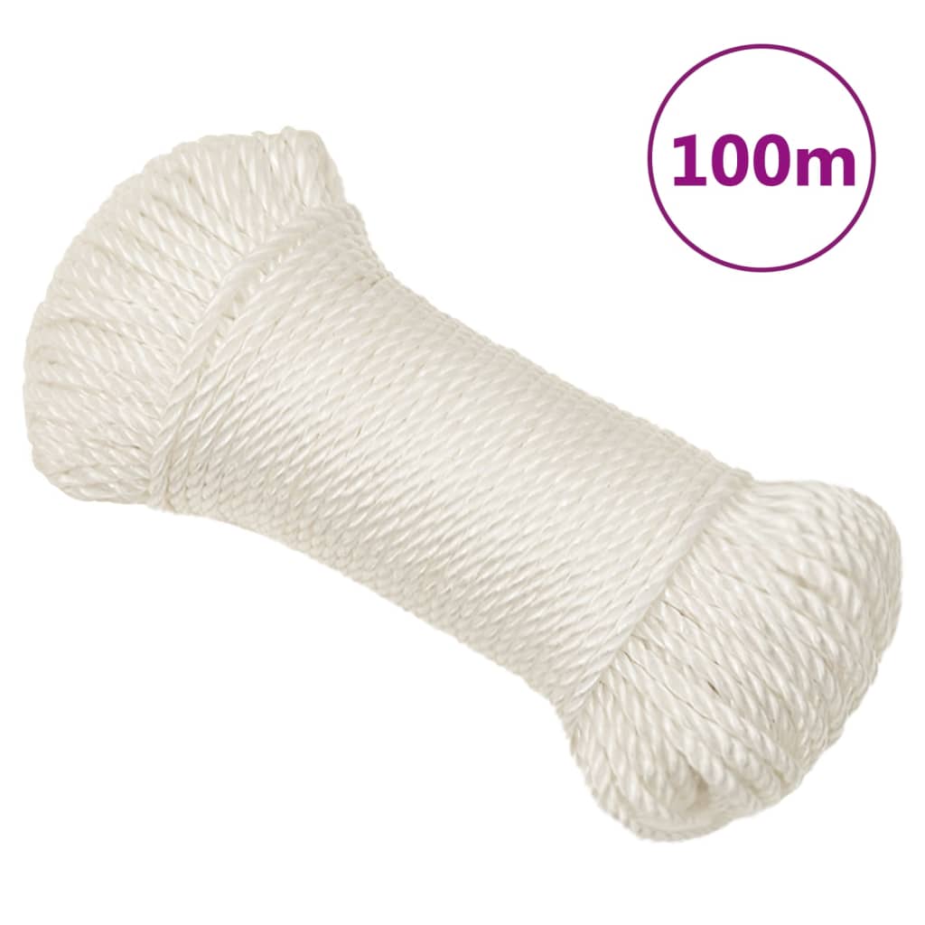 Corde de travail Blanc 3 mm 100 m polypropylène | Leroy Merlin
