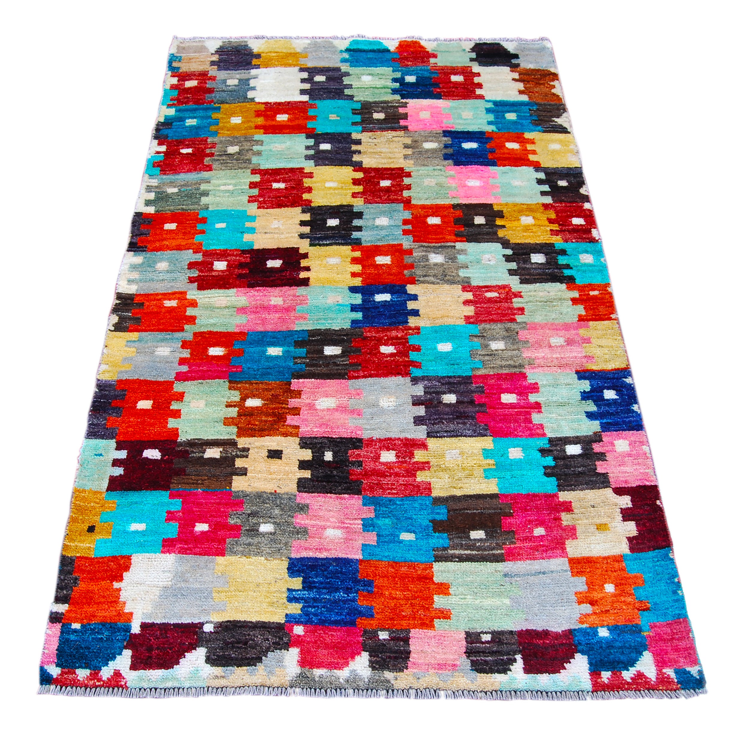 Taimanía alfombra de lana original de lana moderna alfombra 180x103 cm ...