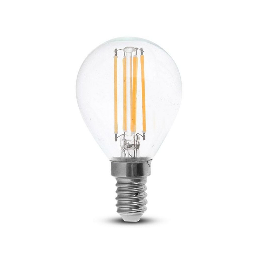 Bombilla LED E14 4W P45 Filamento 2700K | Leroy Merlin