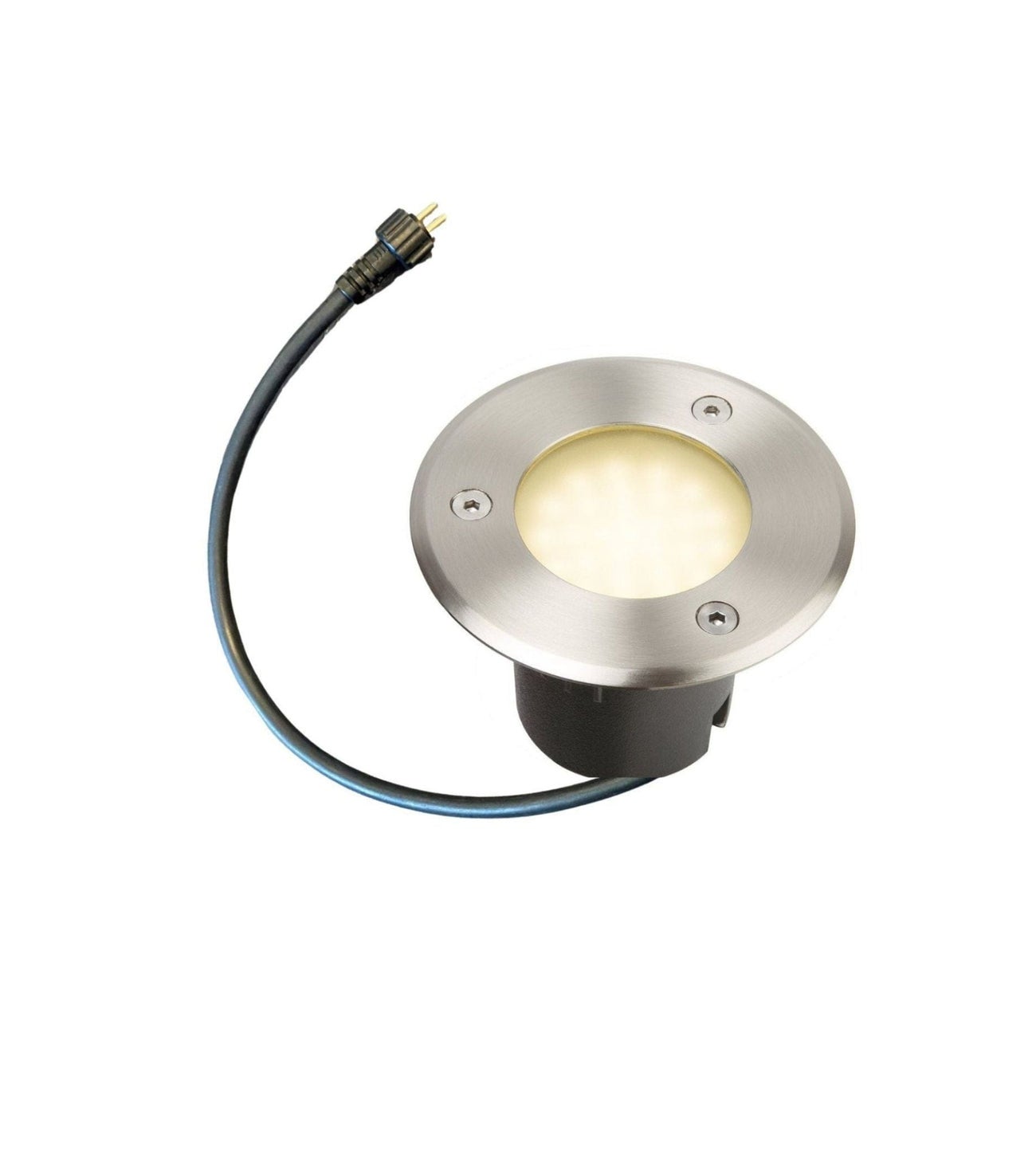 Spot encastrable leds integrées 10cm - 12V - Blanc chaud - 500 lumens ...