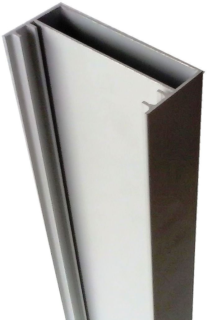 Perfil Perimetral / Barra de Remate en aluminio para bloque de vidrio ...