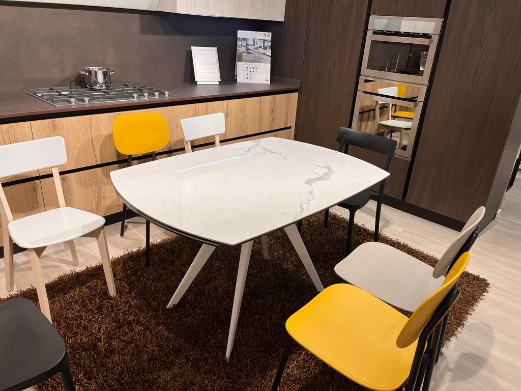 Mobili 2G - Tavolo Vortice moderno allungabile Target point 130x90x75 ...