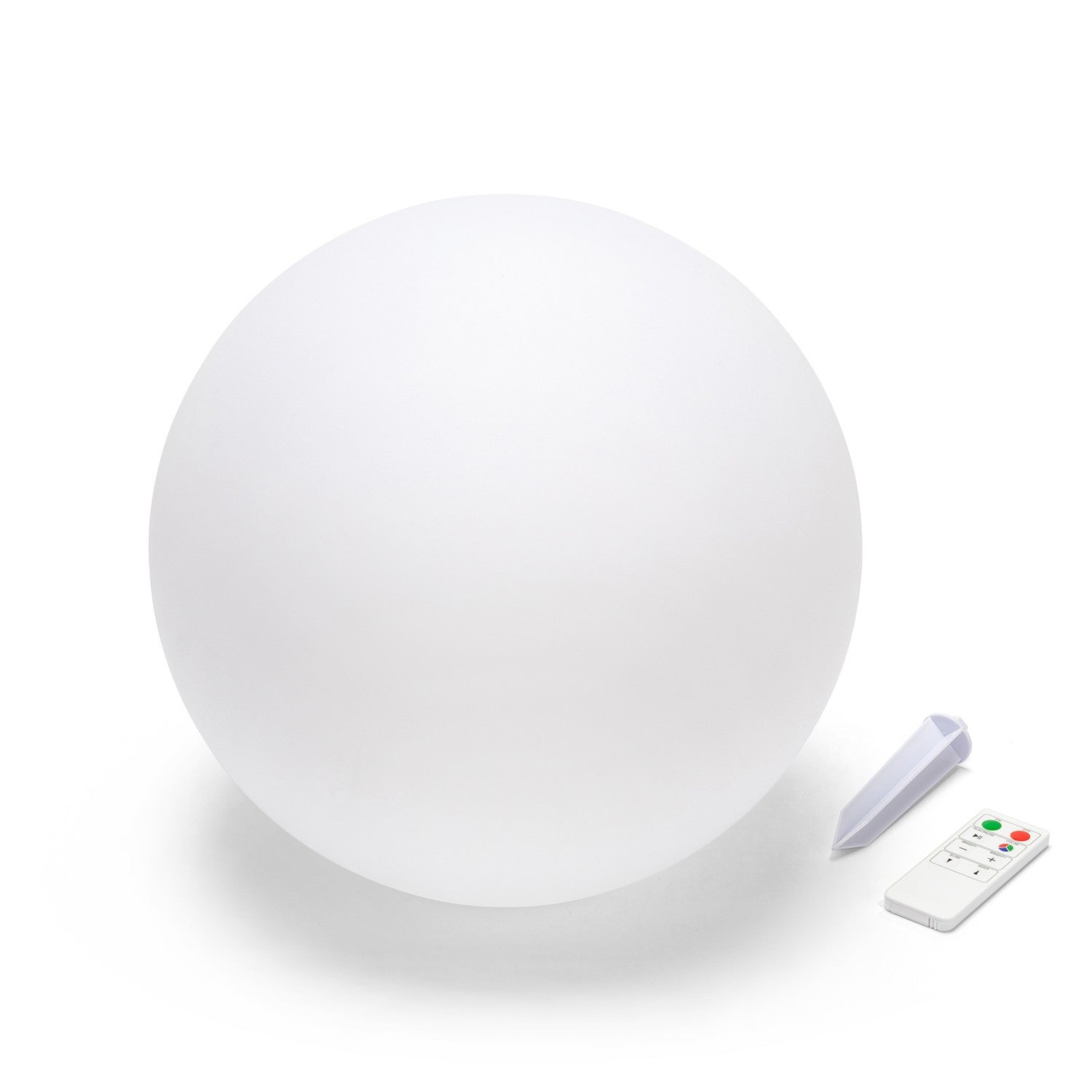 Esfera LED RGB recargable solar de 40cm. Con control remoto | Leroy Merlin
