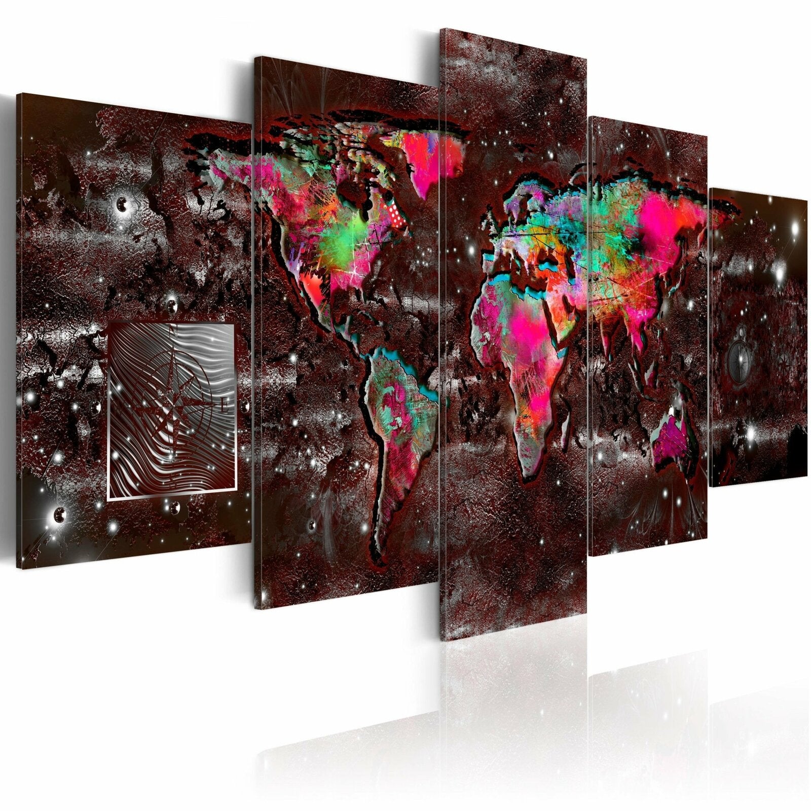 Tableau extravagance colorée - 200 x 100 cm | Leroy Merlin