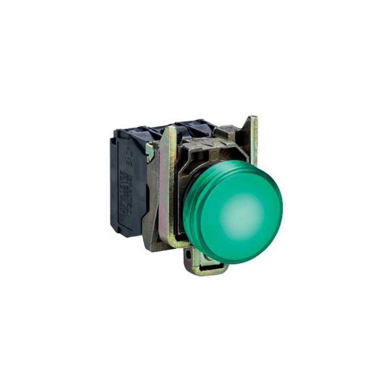 Voyant lumineux Harmony - rond - 240V - Ø22 - Vert - LED intégrée ...