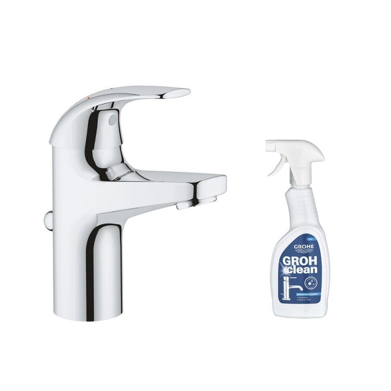 GROHE Mitigeur Start Curve taille S Chromé + nettoyant robinetterie ...