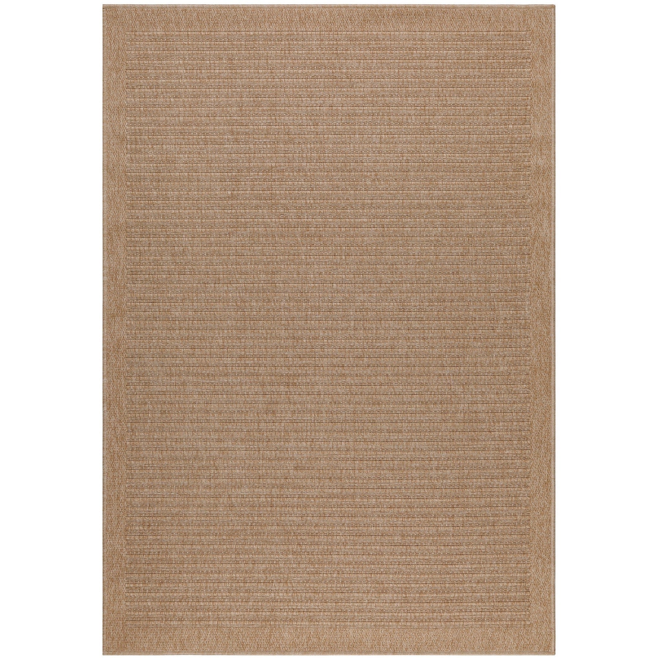 Tapis de salon Naturel aspect jute Beige 160x230cm | Leroy Merlin