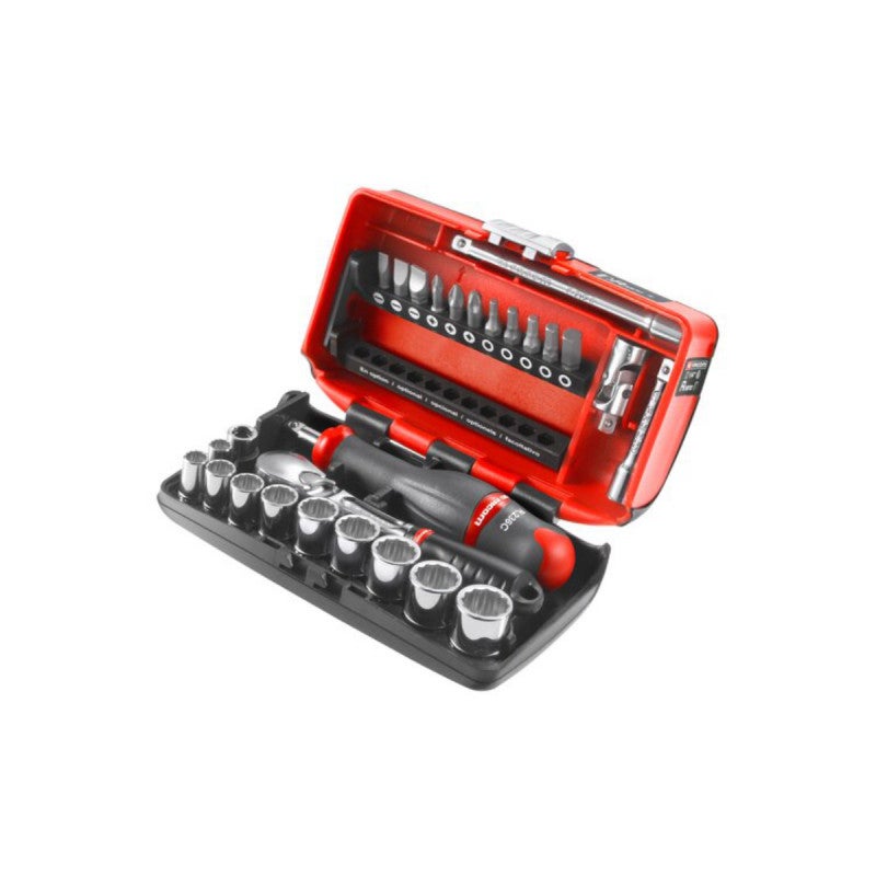 Coffret de douilles et embouts FACOM - 1/4 - 12 pans - 25 pcs - RL.NANO112 | Leroy Merlin