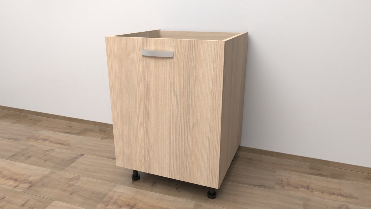 MÓVIL BASE 60 INCLUYENDO DE PUERTA, H 72 CM L 60 CM P 55,5 CM, ENVÍO EN ...