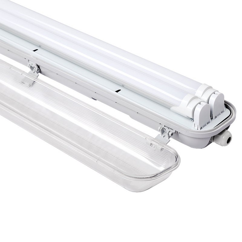 Réglette lumineuse LED 120cm 18W - Blanc Neutre 4000K-4500K - Double ...