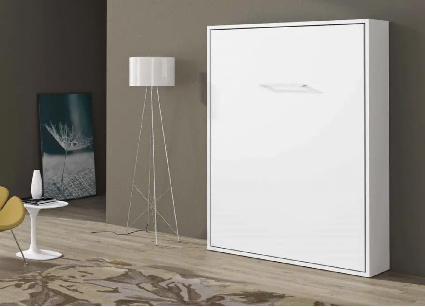 Mueble cama retráctil vertical Paola 80x180 cm - 10 colores-Encofrado ...