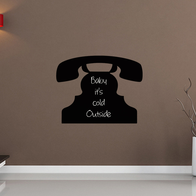 Adesivo Vecchio telefono - Sticker adesivo - adesivi murali - 55x70cm ...