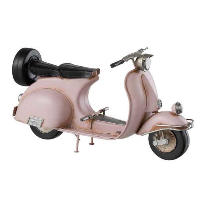 Scooter Déco "Vintage" 28cm Rose | Leroy Merlin