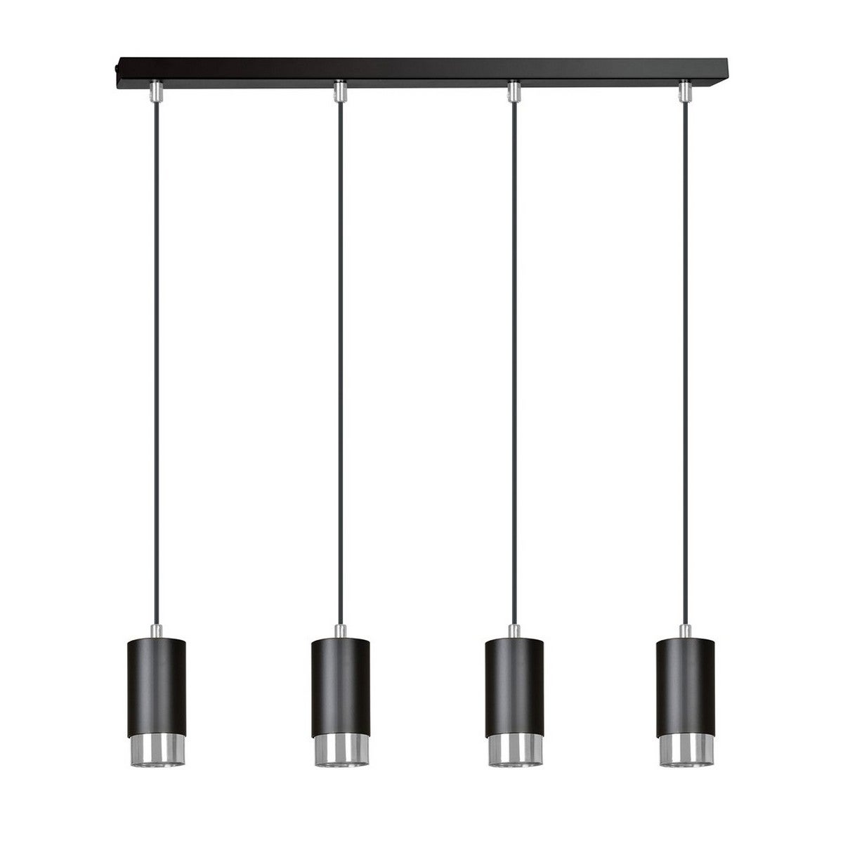 Lámpara de Suspensión Fumiko 10, Acero, Negro, Seven Design | Leroy Merlin