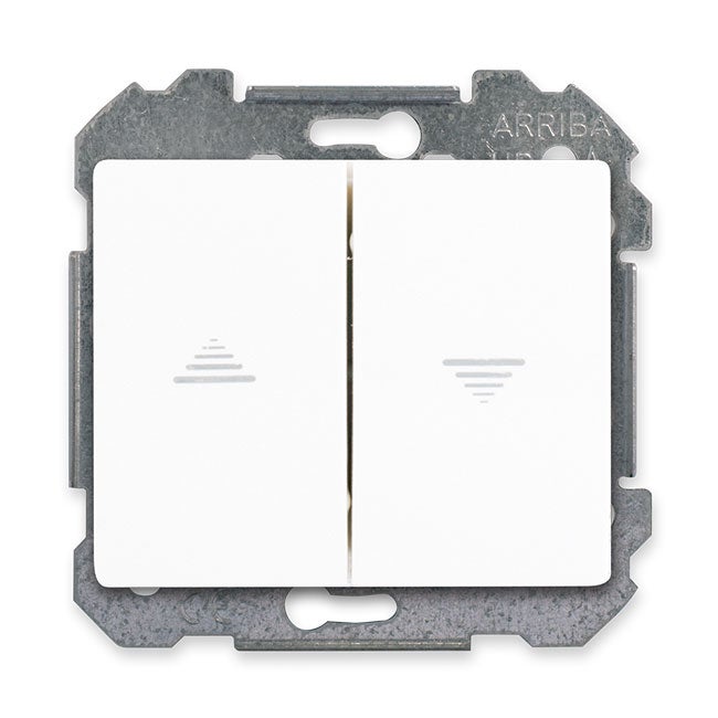 Interrupteur pour volet roulant Blanc Delta IRIS-SIEMENS | Leroy Merlin