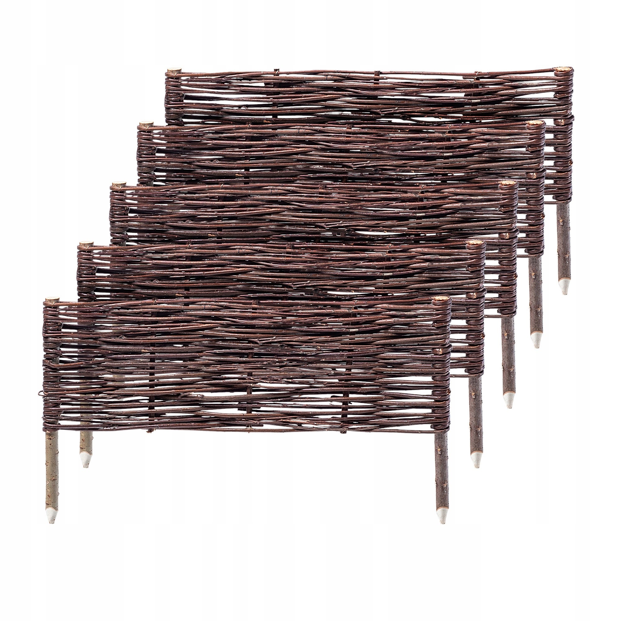 KADAX Palizzata in Vimini Naturale per Giardino, Recinzioni Decorative ...