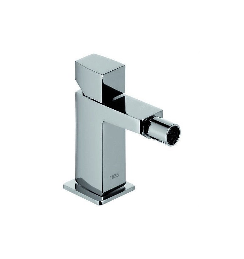 Monomando bidé SLIM-TRES desagüe automático cromo - TRES | Leroy Merlin