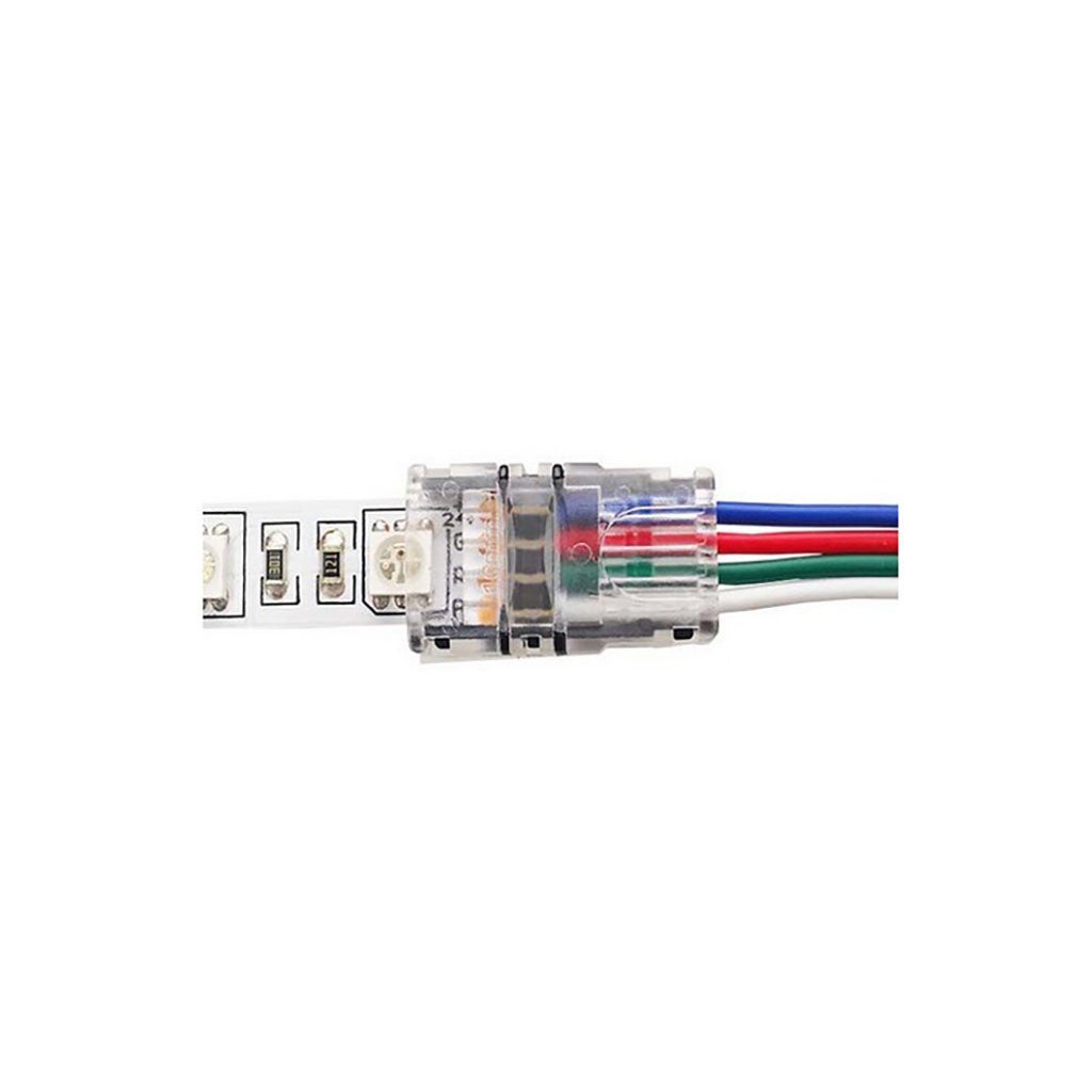 Connecteur Ruban LED 10mm RGB vers Fils | Leroy Merlin