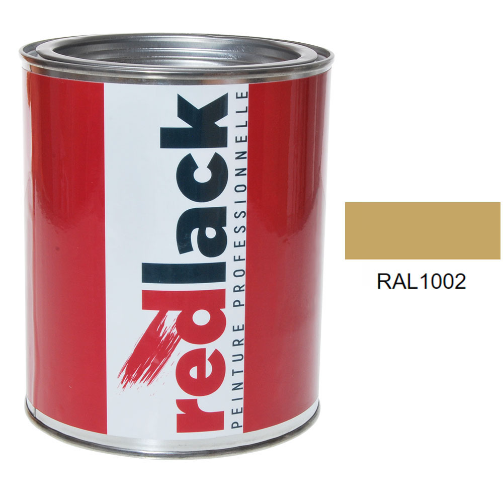 Pintura amarillo arena RAL 1002 Multisoporte brillo 1L Redlack | Leroy ...