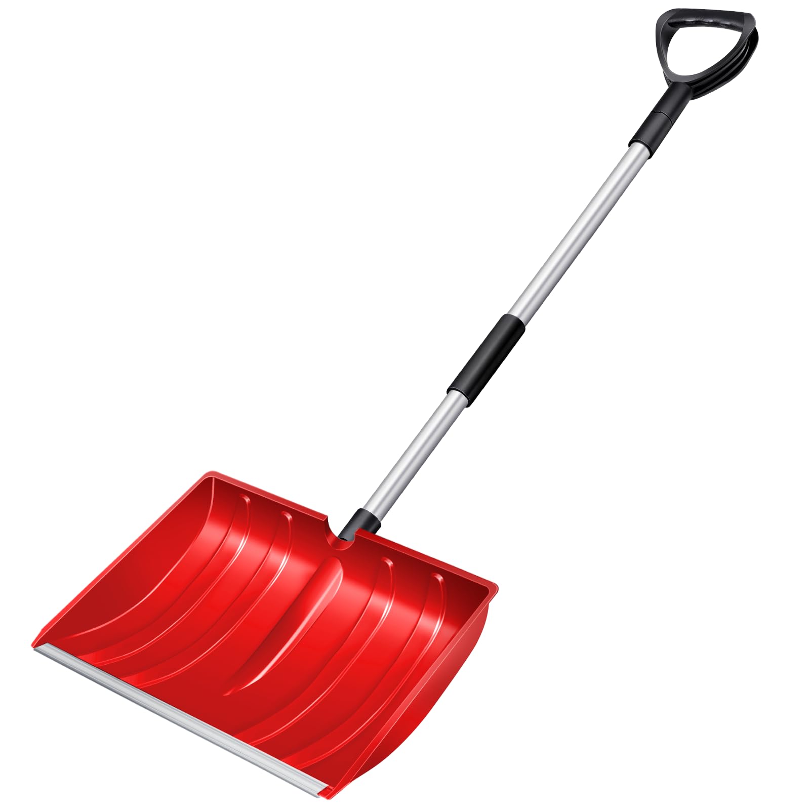 Pelle à neige portative en plastique, pelle à neige allongée amovible ...