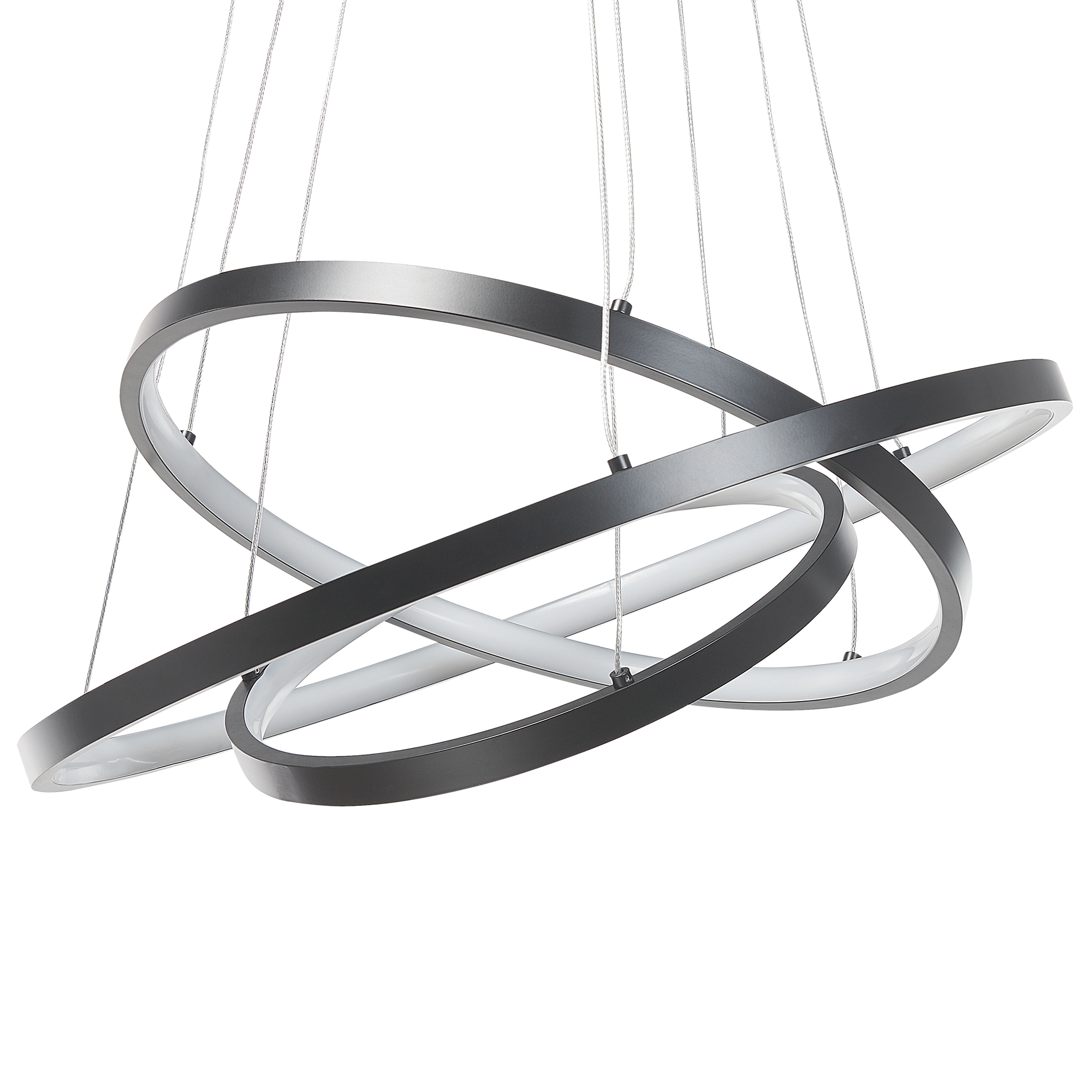 Lampadario a LED ATREK Metallo Nero | Leroy Merlin