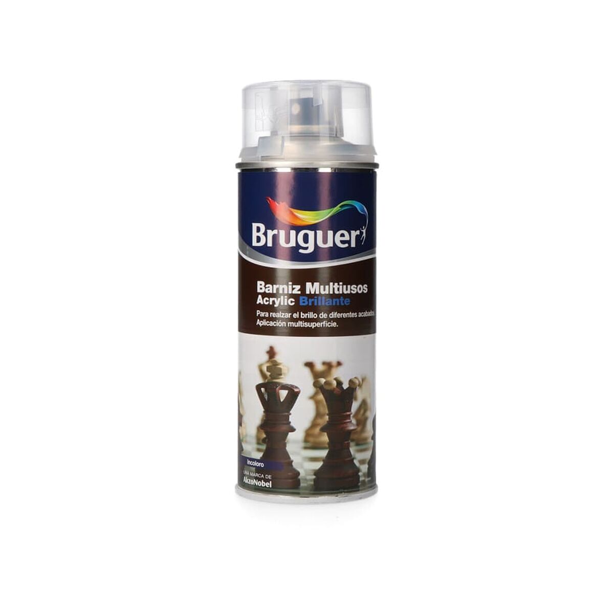 Barniz en Spray Bruguer 5198006 Acrílico Multiusos 400 ml Incoloro Brillante | Leroy Merlin
