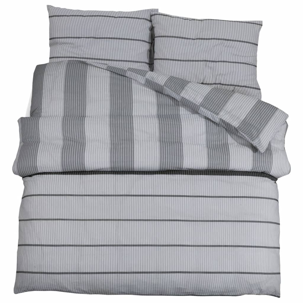 Ensemble de housse de couette Gris 140x200 Coton | Leroy Merlin Ensemble de housse de couette Gris 140x200 Coton | Leroy Merlin