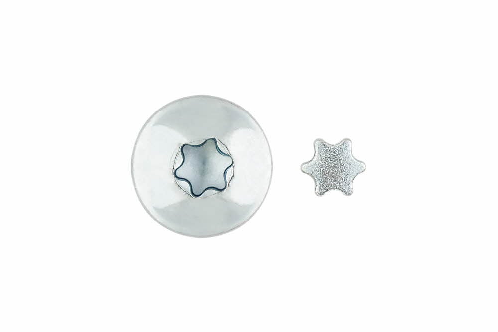 Vis inviolable - Empreinte Torx étoile pour tête inviolable - Zinguée ...