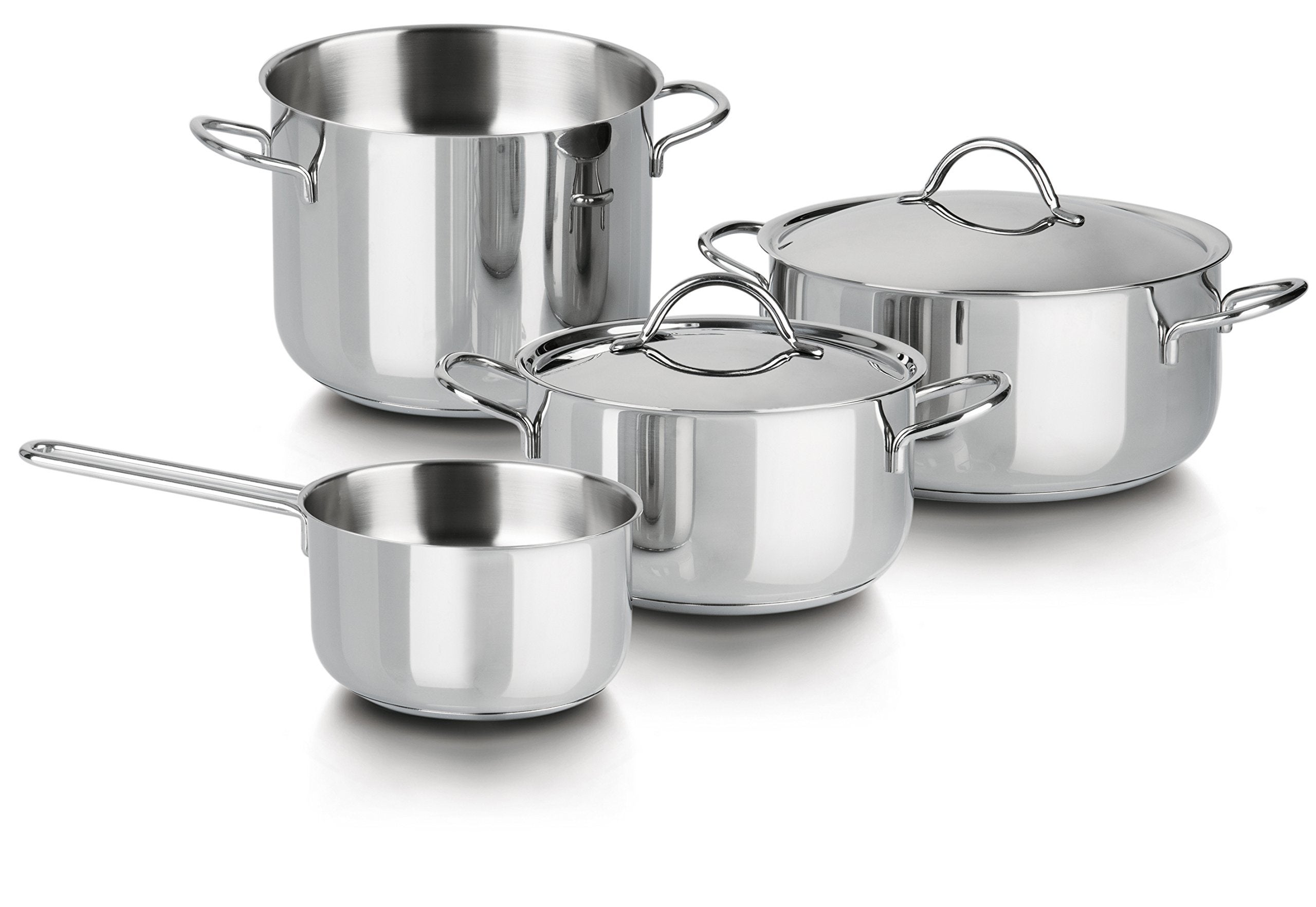 Barazzoni 6 Pezzi, Cuocimania Batteria, Acciaio Inox 18/10. Made in ...