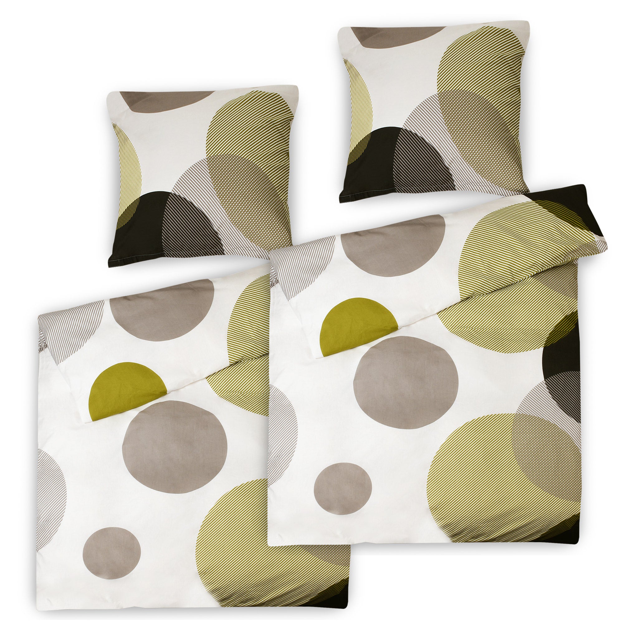 Beautissu Housse de Couette Set Nela 220x155cm Multicolore | Leroy Merlin