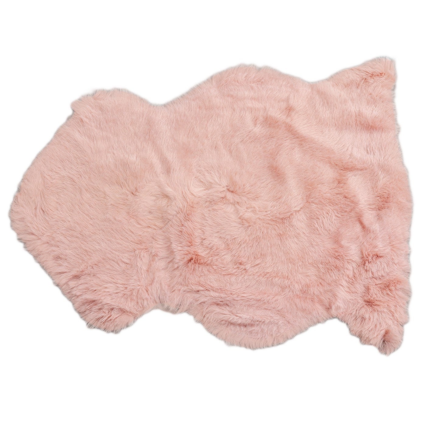 Peau de mouton Heidi 85x65cm rose Kare Design | Leroy Merlin