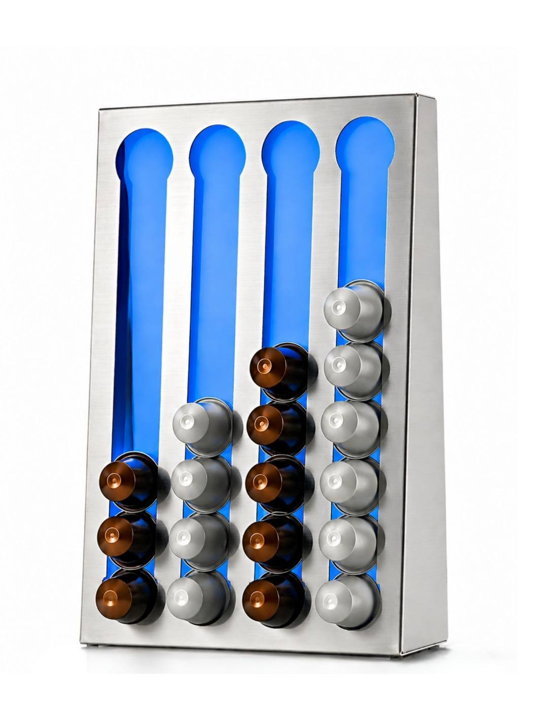 DON HIERRO - Porte-capsules inox compatible avec capsules Nespresso ...