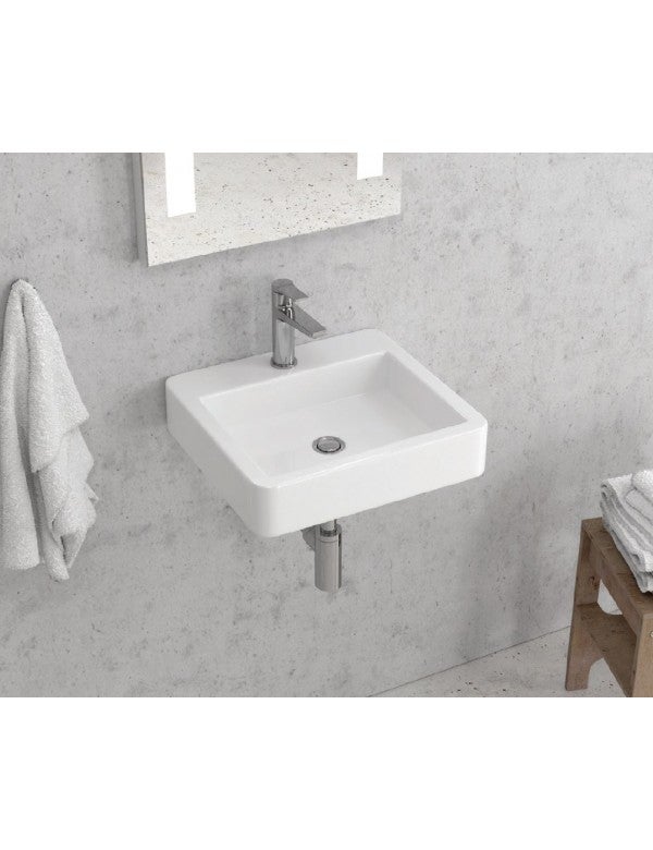 Lavabo suspendu MINI 45x42x10 cm | Leroy Merlin