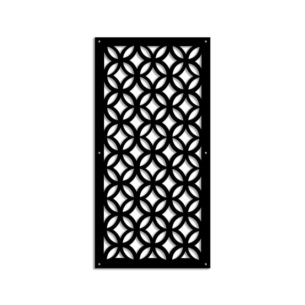 ECLECTIC - Panel PVC Perforado - Sombrilla 73X148 cm NEGRO | Leroy Merlin