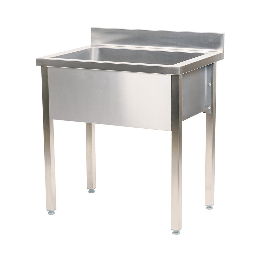 Romux® Évier Profond en Acier Inoxydable 1000x700x850 mm Démontable ...