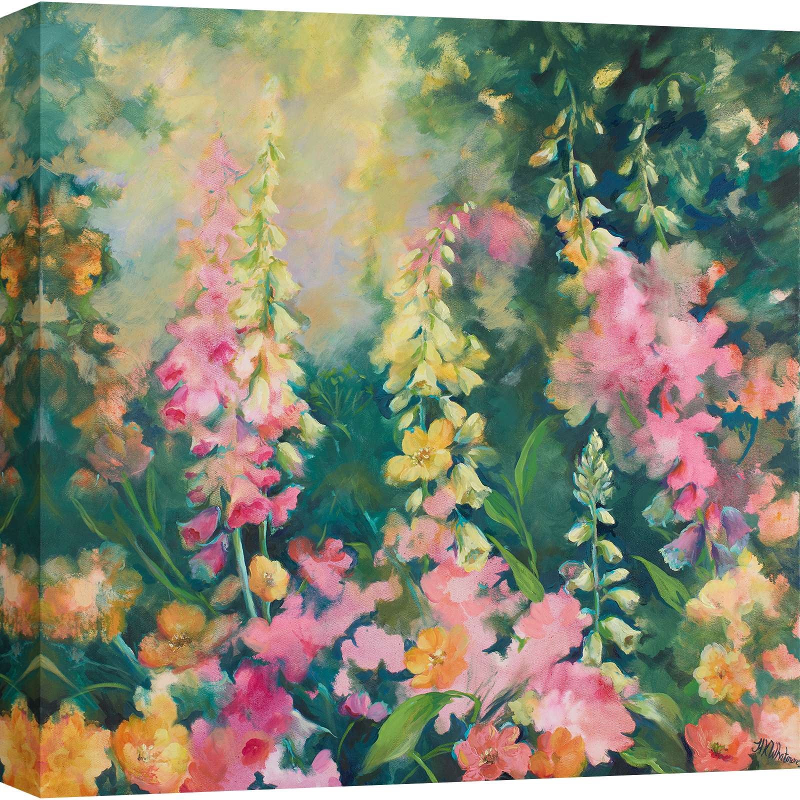 Tableau floral moderne - impression sur toile - Nel Whatmore - Fleurs ...
