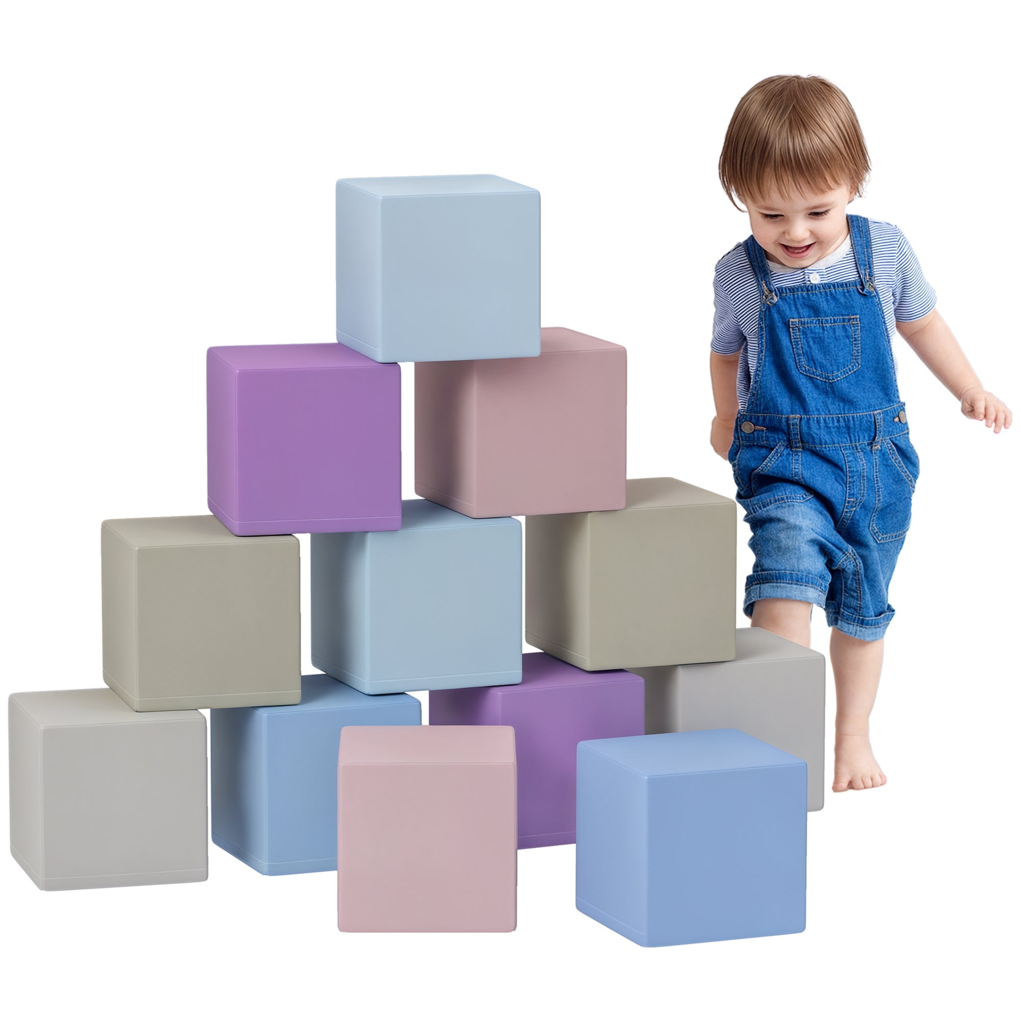 Blocs de construction souples, cuir synthétique, pour 1 à 3 ans ...
