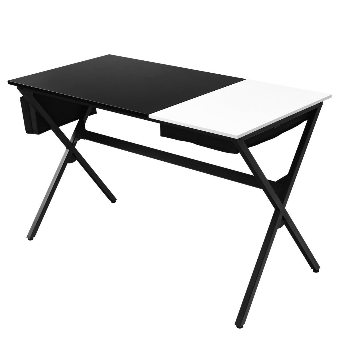 Bureau d'ordinateur de bureau 120cm tiroir cubique sac de rangement ...