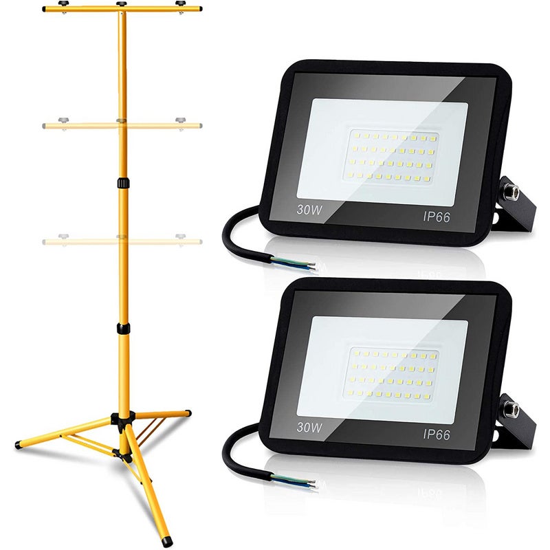 Proyector LED LED IP66 Proyector LED al aire libre con trípode en frío ...