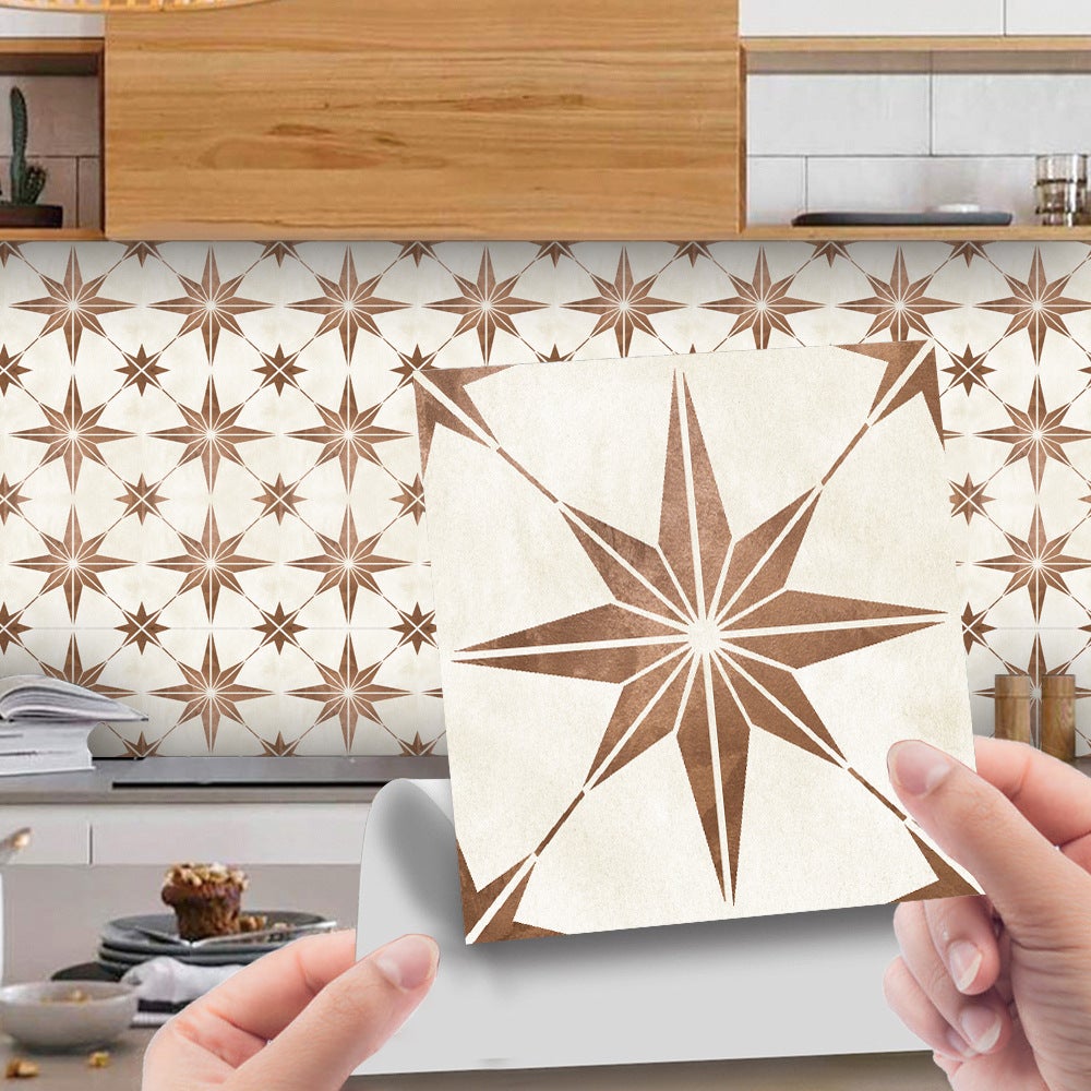 30 pegatinas de mosaico marrones de 10x10 cm para manualidades ...