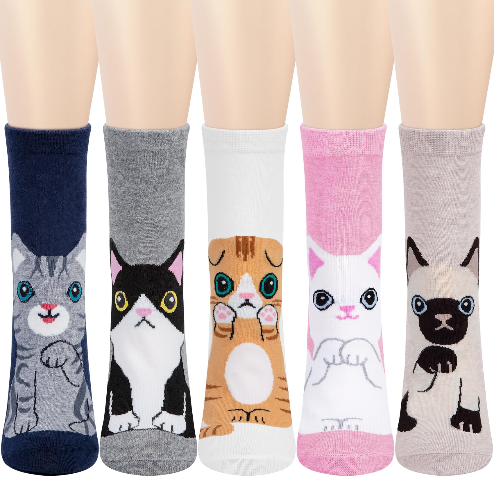 Lot de 5 paires de chaussettes chaudes d'hiver pour adultes - Motif ...