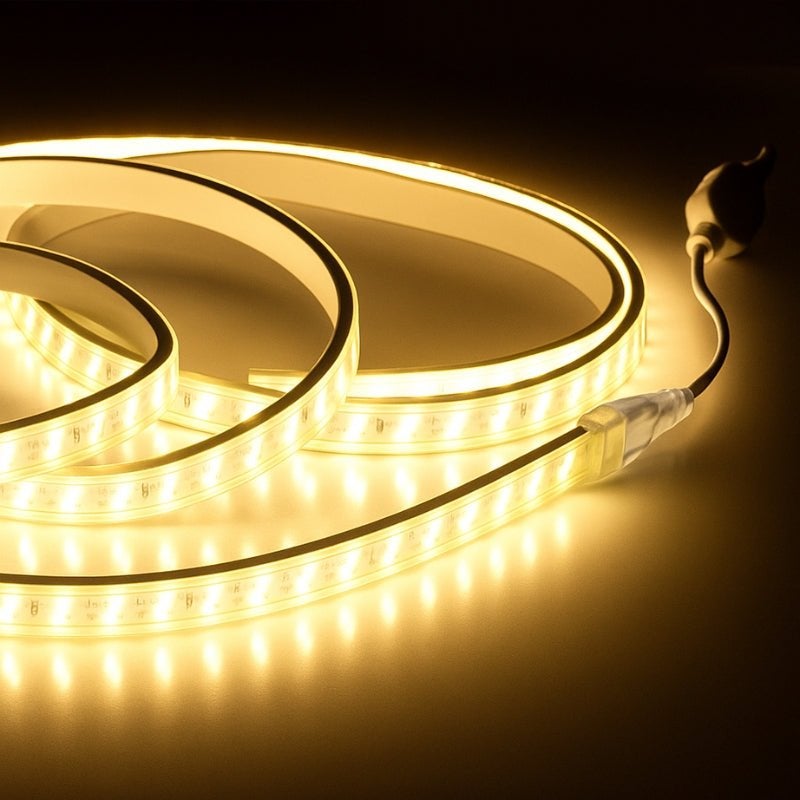 Ruban LED 220V Recoupable IP65 2835 180LED/m Triple Rangée (vendu sur ...