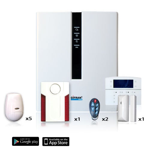 Kit Allarme wireless TCP/IP con connessione ad internet, centrale di ...