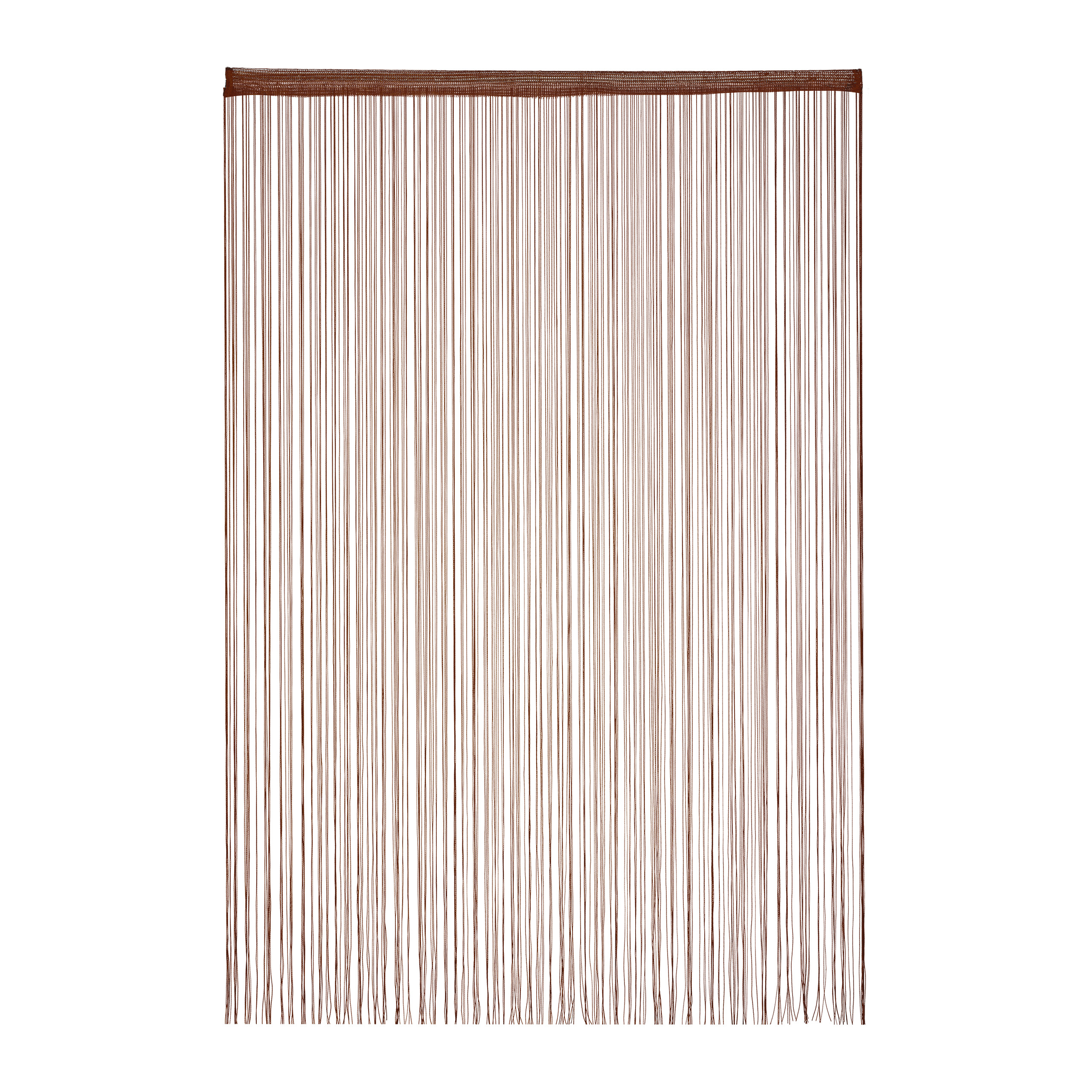 Rideau de fil avec passage tringle en lot de 1, peut être raccourci ...