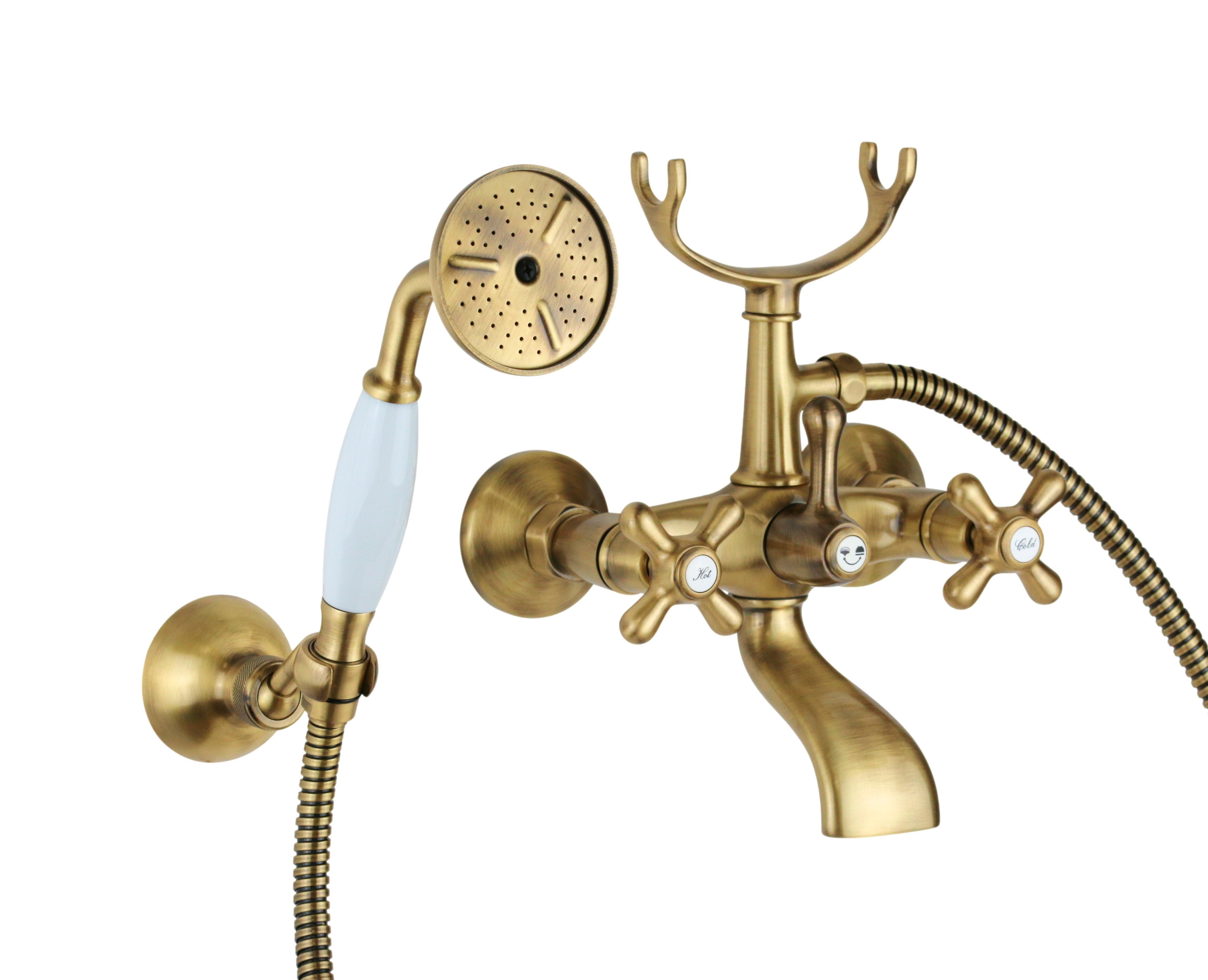 Groupe bain extérieur avec set de douche couleur bronze Gattoni Calypso ...