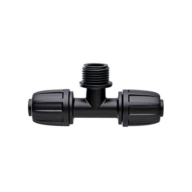 Claber 91017 Racor de compresión de tres vías con microrosca | Leroy Merlin