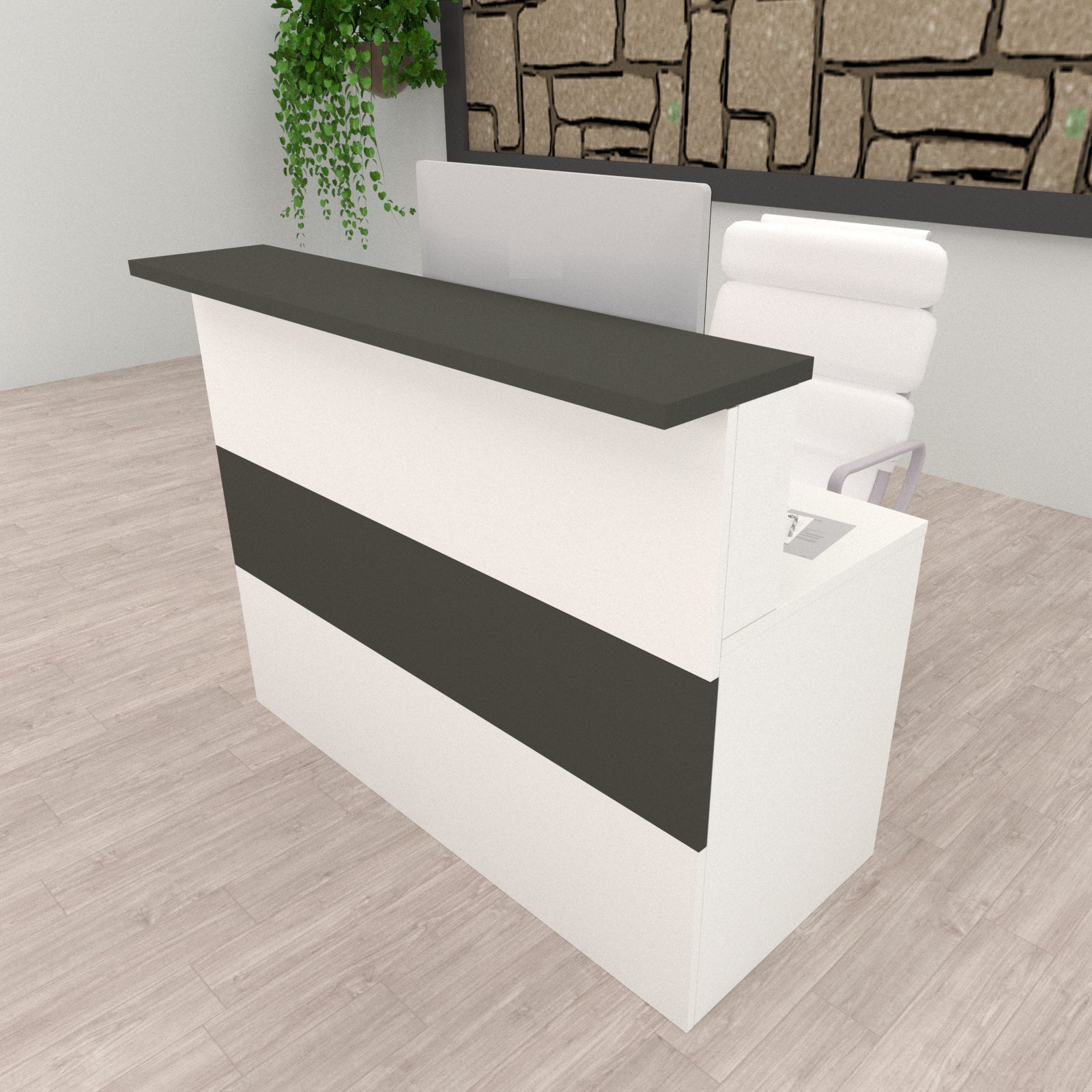 Henor Comptoir Cidacos. 140x60/75x110/75cm. Avec table intérieure ...