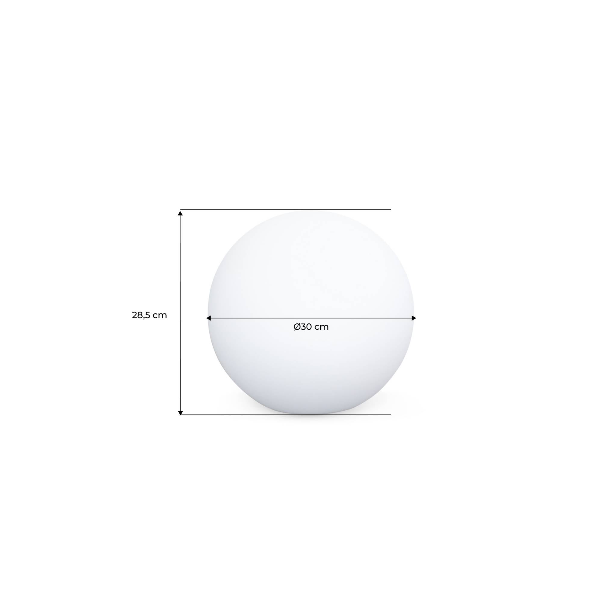 Bola luminosa LED con pilas para interior/exterior, Esfera LED ...