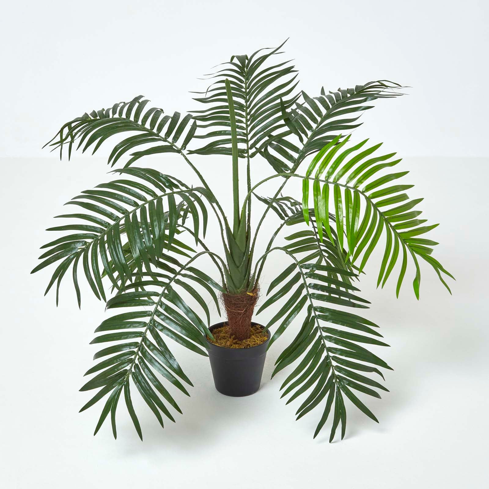 Homescapes Mini-Palmier artificiel vert en pot, 70 cm | Leroy Merlin