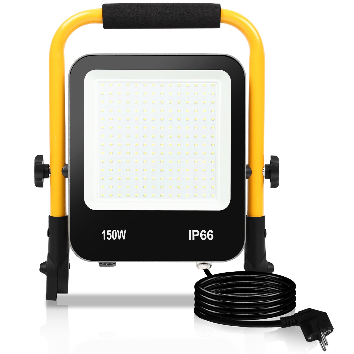 Faros led con trípode amarillo, faros exteriores con toma de focos ...